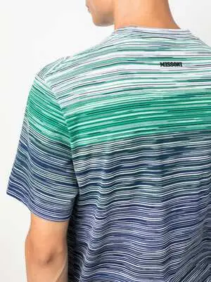 Missoni Gradient-effect Striped Cotton T-shirt