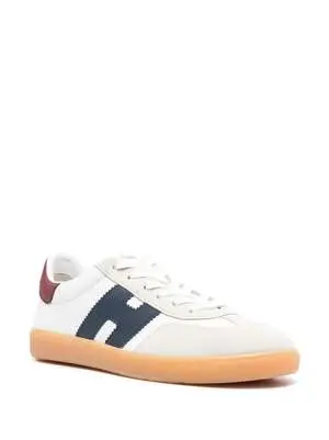 Hogan Leather Sneakers - Neutrals