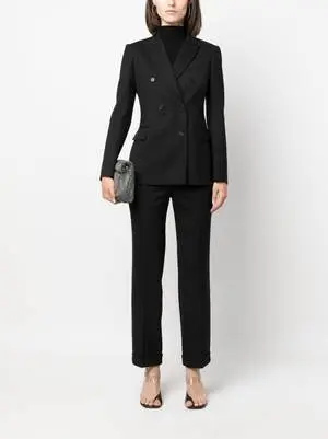 P.a.r.o.s.h Double-breasted Wool-blend Blazer