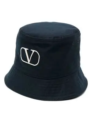 Valentino Garavani Vlogo Bucket Hat - Blue