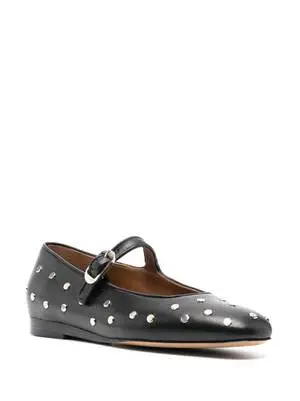 Le Monde Beryl Mary Jane Studded Ballerina Shoes
