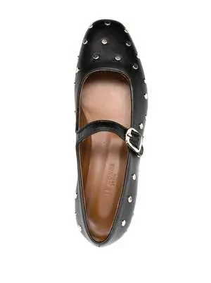Le Monde Beryl Mary Jane Studded Ballerina Shoes