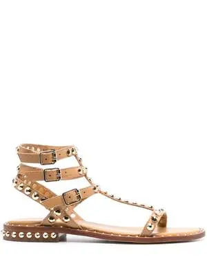 Ash Play Stud-embellished Leather Sandals