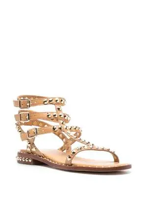 Ash Play Stud-embellished Leather Sandals