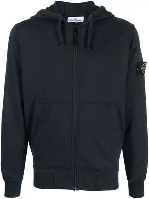 Stone Island Compass-badge Hoodie - Blue