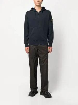 Stone Island Compass-badge Hoodie - Blue