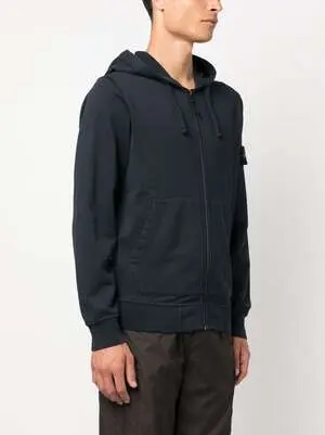 Stone Island Compass-badge Hoodie - Blue