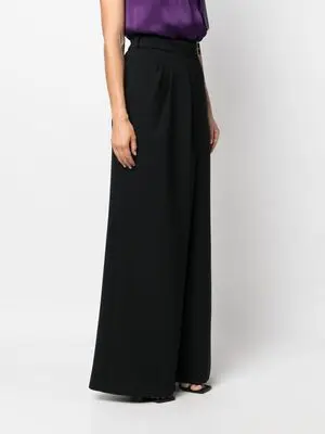 Alberta Ferretti Wide-leg Belted Trousers