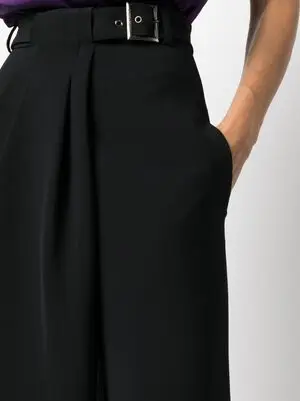 Alberta Ferretti Wide-leg Belted Trousers
