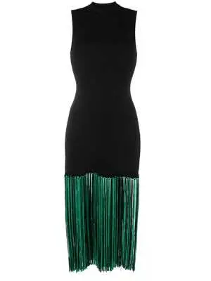 Sandro Fringed Midi Dress