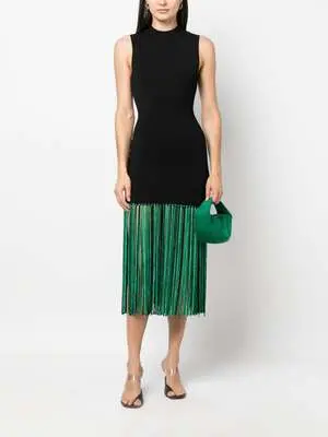 Sandro Fringed Midi Dress