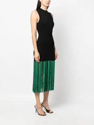 Sandro Fringed Midi Dress