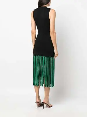 Sandro Fringed Midi Dress