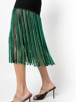 Sandro Fringed Midi Dress