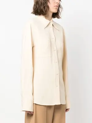Stella McCartney Pointed-collar Button-up Shirt