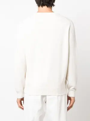 Brunello Cucinelli Logo-embroidered Cashmere Jumper