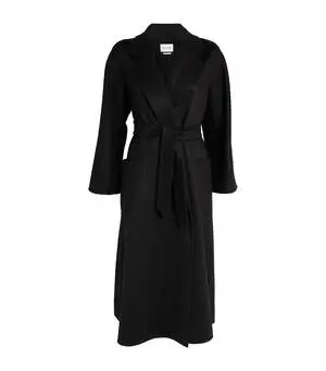 Max Mara Wool Trench Coat - Black