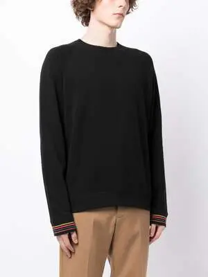 Paul Smith Contrasting Trim Sweatshirt - Black