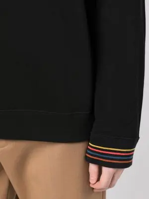 Paul Smith Contrasting Trim Sweatshirt - Black