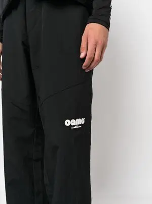 OAMC Logo-patch Track Pants - Black