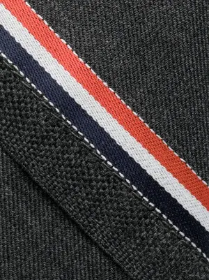 Thom Browne Rwb-stripe Wool Tie