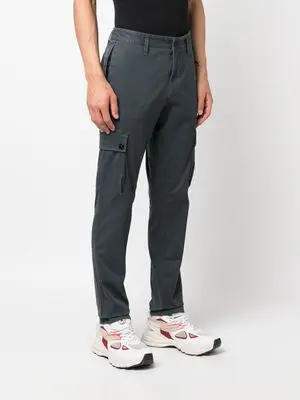 Stone Island Compass-patch Straight-leg Trousers