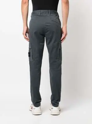 Stone Island Compass-patch Straight-leg Trousers