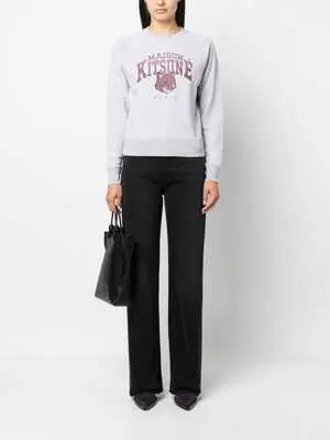 Maison Kitsuné Fox-motif Cotton Jumper