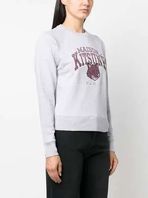 Maison Kitsuné Fox-motif Cotton Jumper