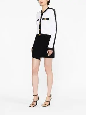 Balmain Cropped Tweed Jacket