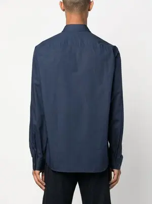 Versace Logo-print Cotton Shirt