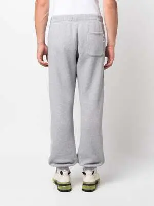 AUTRY Logo-print Cotton Track Pants - Grey
