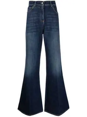 Fabiana Filippi High-rise Flared Jeans - Blue