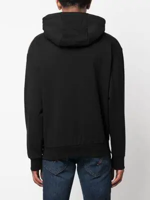 BOSS Striped Cotton Hoodie