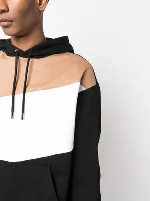 BOSS Striped Cotton Hoodie