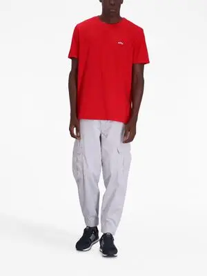BOSS Logo-print Organic-cotton T-shirt