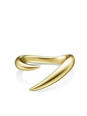 TASAKI 18k Yellow Danger Line Horn Plus Ring - Gold
