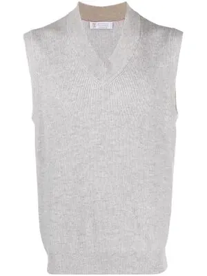 Brunello Cucinelli Cashmere Knitted Vest
