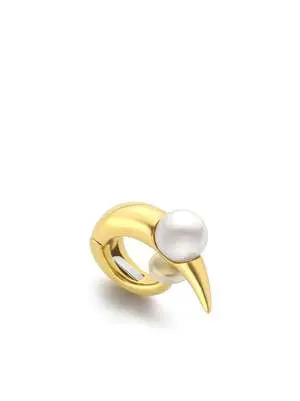 TASAKI 18kt Yellow Danger Horn Pearl Ear Cuff
