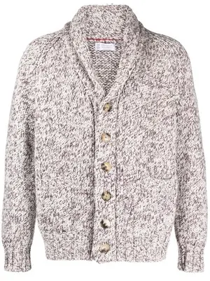 Brunello Cucinelli Double-breasted Wool-blend Cardigan