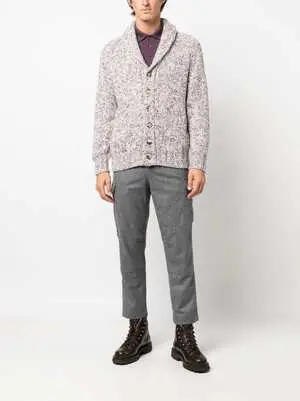 Brunello Cucinelli Double-breasted Wool-blend Cardigan
