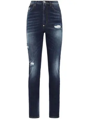 Philipp Plein Distressed Jeans For Women