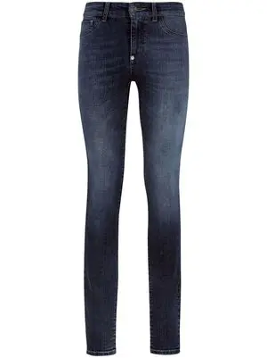Philipp Plein Stone-washed Jeggings - Blue