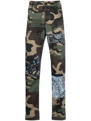 Philipp Plein Patchwork Bottoms For Men