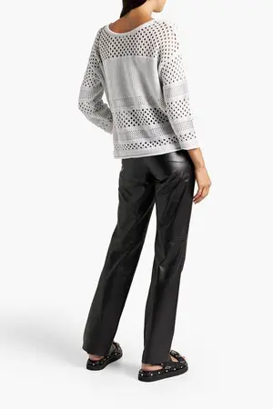 Autumn Cashmere Openknit Cotton Sweater
