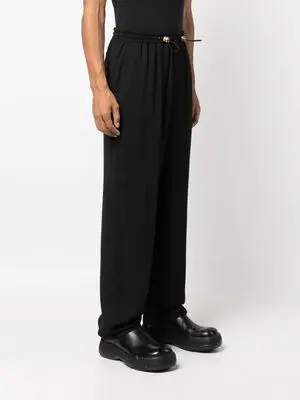 Versace Drawstring-fastening Cotton Track Pants