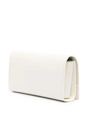 JIL SANDER Logo-stamp Leather Shoulder Bag - Neutrals