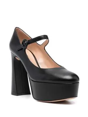 GIANVITO ROSSI Holly D'orsay Platform Pumps - Black