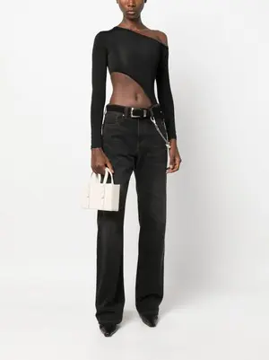Kara Mini Leather Tote Bag