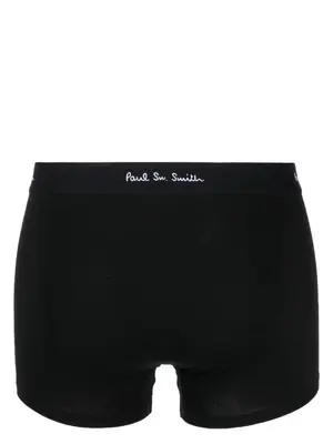 Paul Smith Logo-waistband Boxers - Black